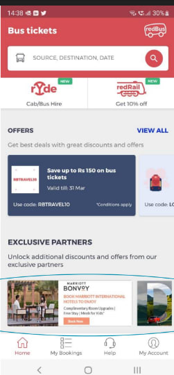 RedBus Banner Advertisement | RedBus Banner Ad Cost